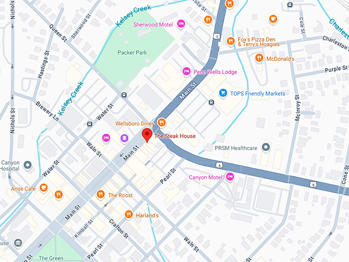 16. the steak house map