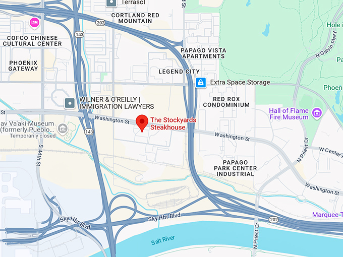 16. the stockyards restaurant map
