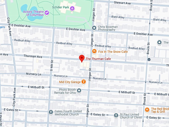 16. the thurman cafe map