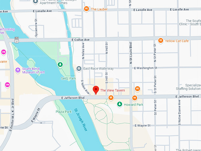 16. the view tavern map