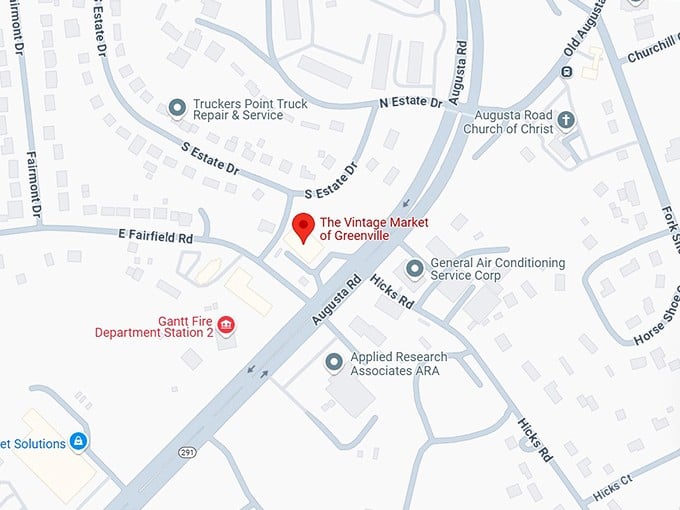 16. the vintage market of greenville map
