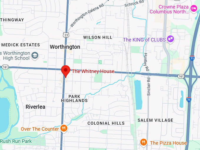 16. the whitney house map