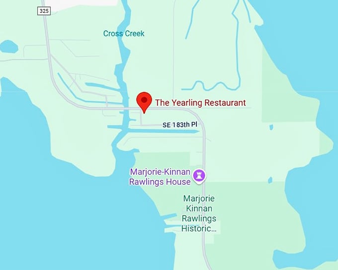 16. the yearling restaurant map