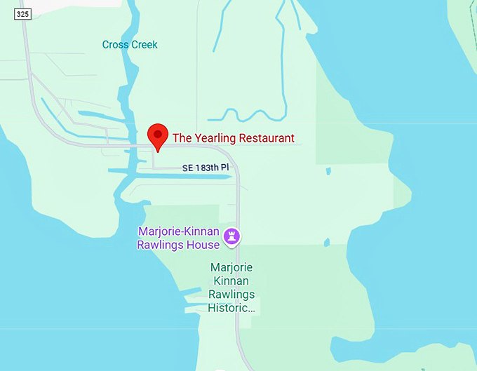 16. the yearling restaurant map