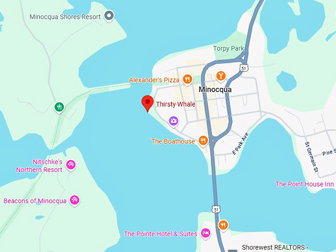 16. thirsty whale map