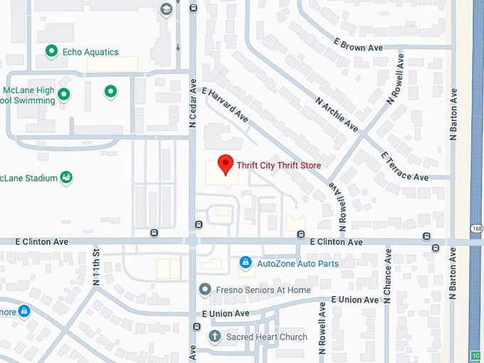 16. thrift city thrift store map