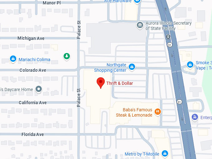 16. thrift & dollar inc map