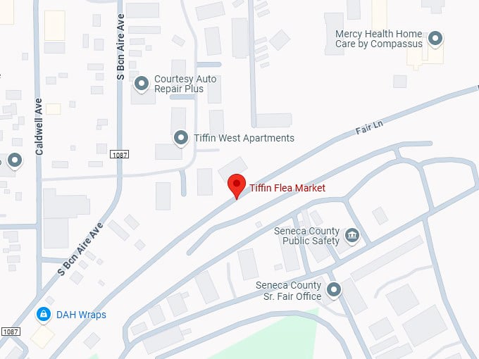 16. tiffin flea market map