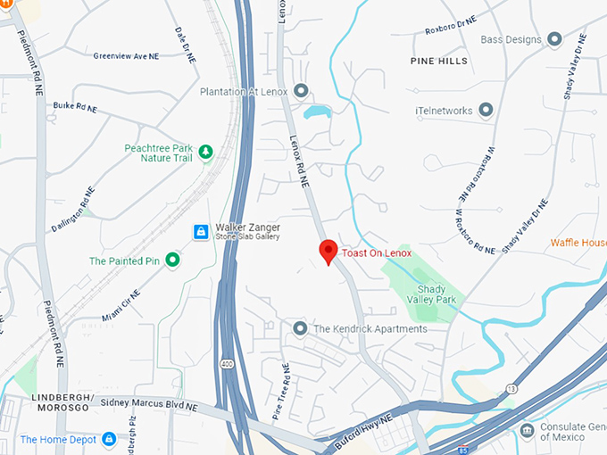16. toast on lenox map