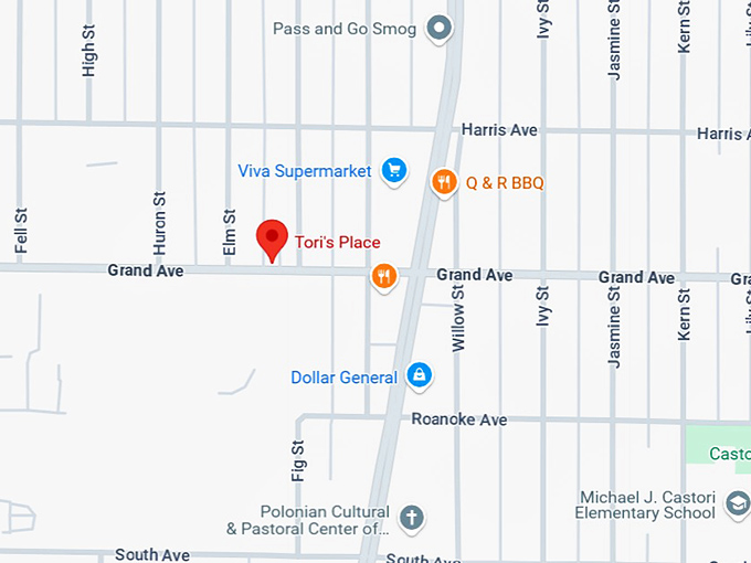 16. tori's place map