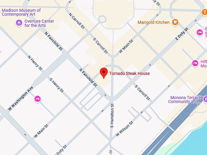 16. tornado steak house map
