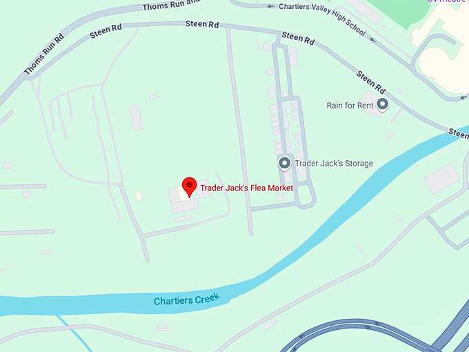 16. trader jack&rsquo;s flea market map