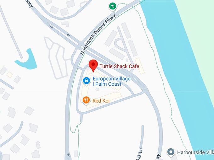 16. turtle shack cafe map