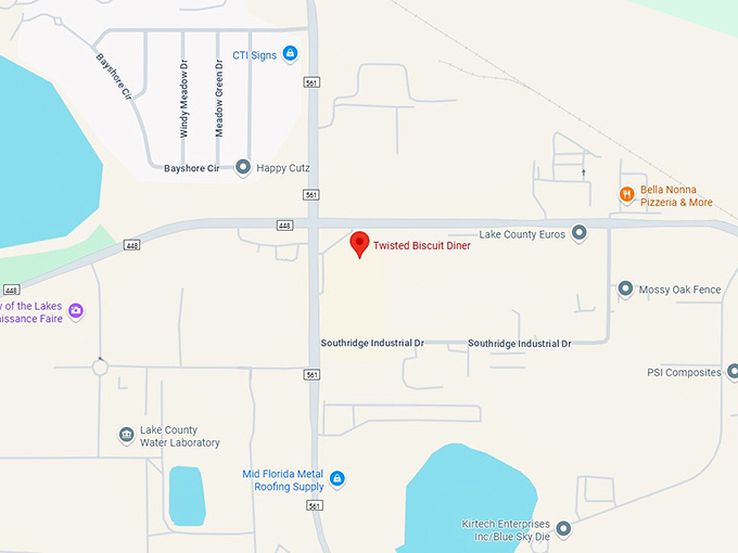 16. twisted biscuit diner map