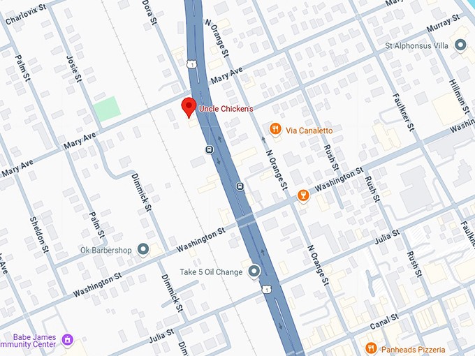 16. uncle chicken's map