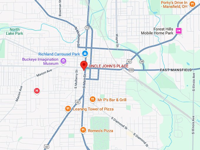16. uncle john&rsquo;s place map