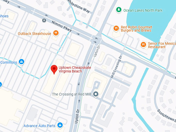 16. uptown cheapskate virginia beach map