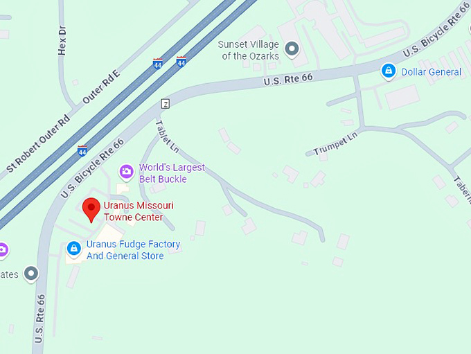 16. uranus missouri towne center map