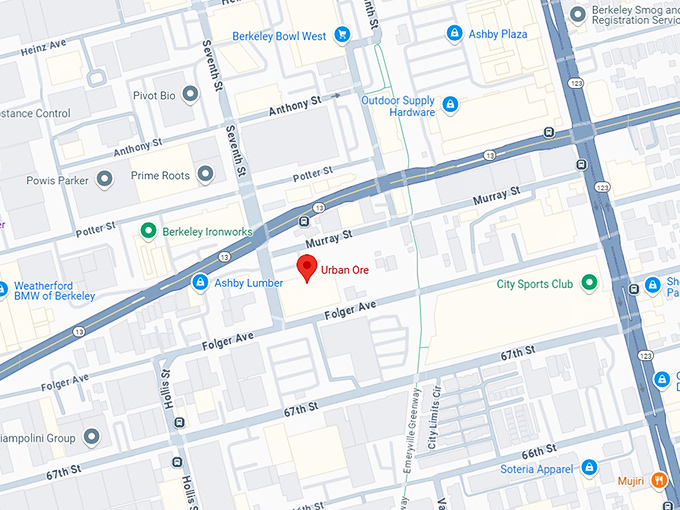 16. urban ore map