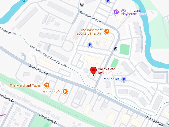 16. valley caf&eacute; restaurant akron map