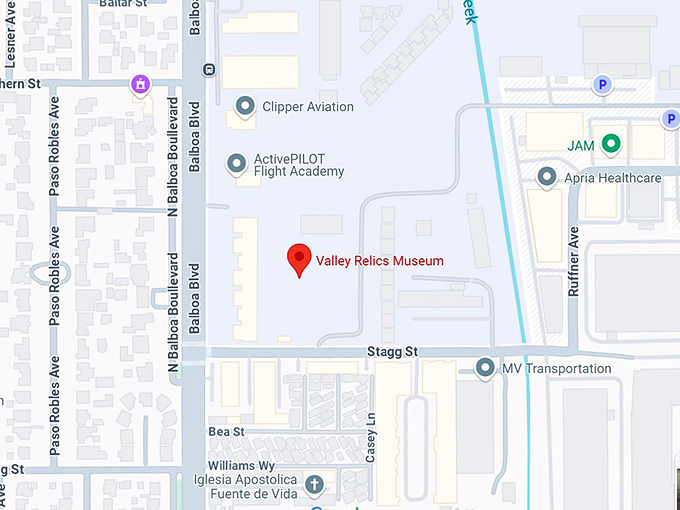 16. valley relics museum map