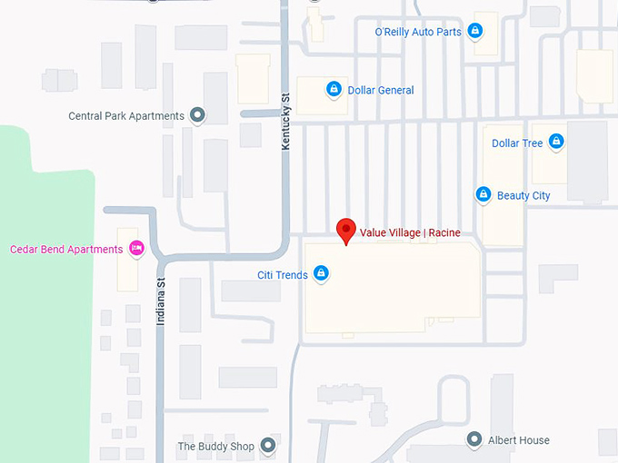 16. value village racine map