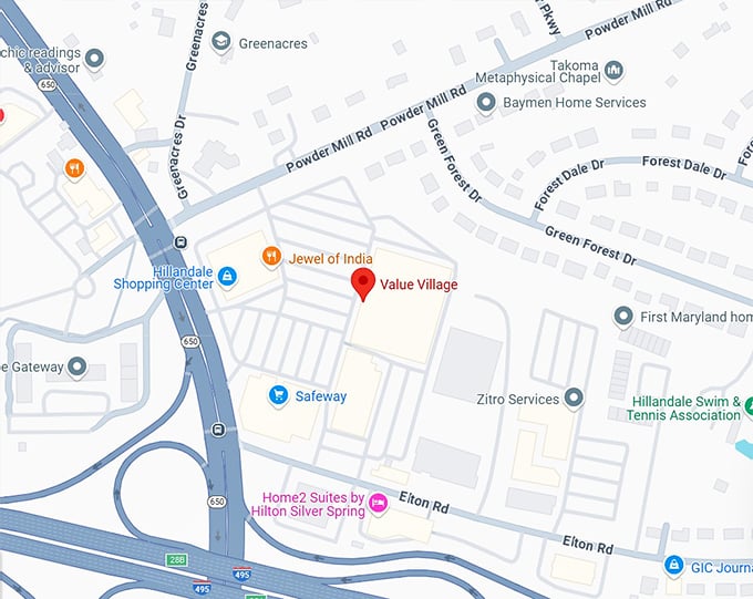 16. value village map