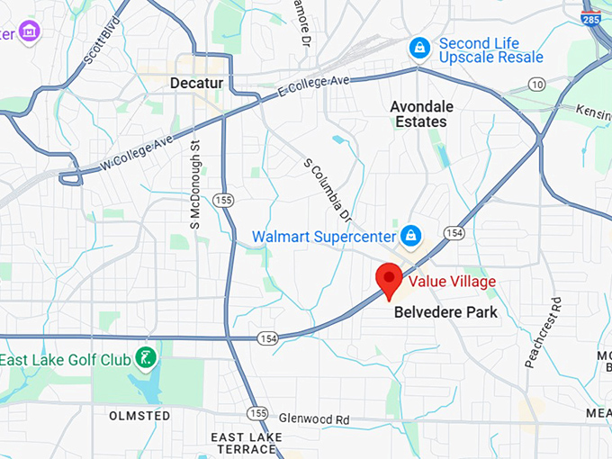 16. value village map