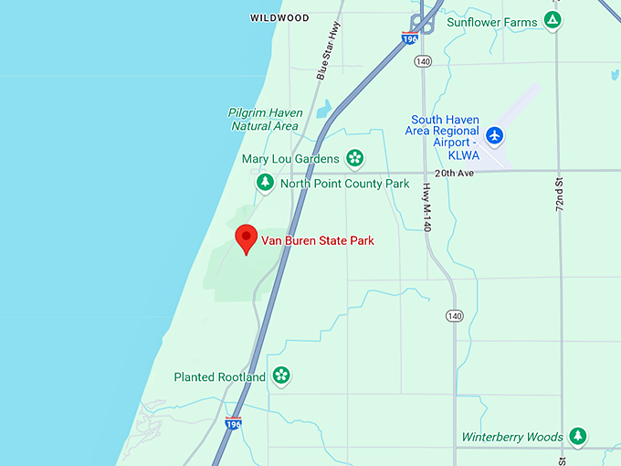 16. van buren state park map