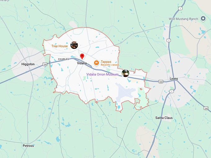 16. vidalia map