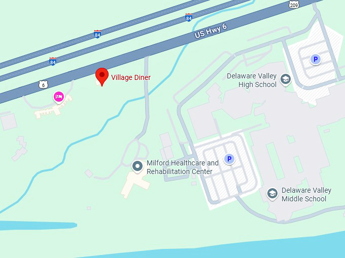 16. village diner map