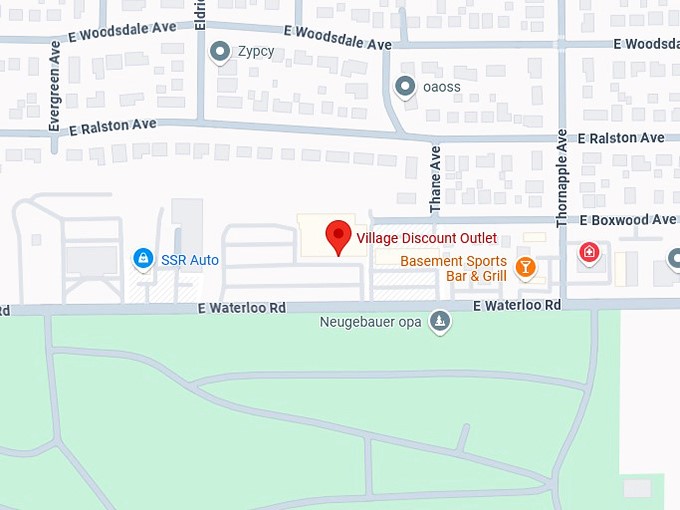 16. village discount outlet map