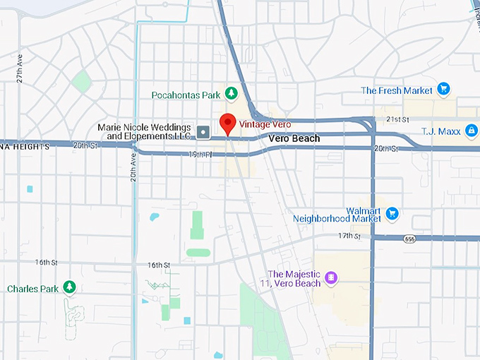 16. vintage vero map