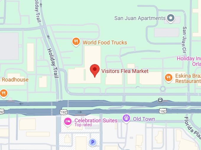 16. visitors flea market map