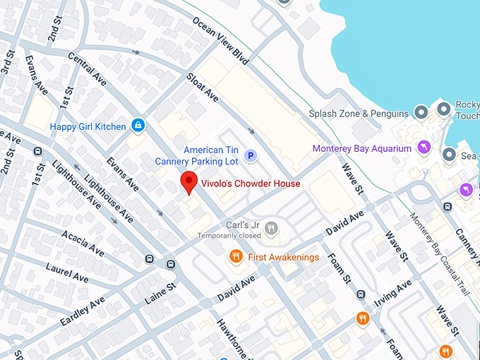 vivolo's chowder house map