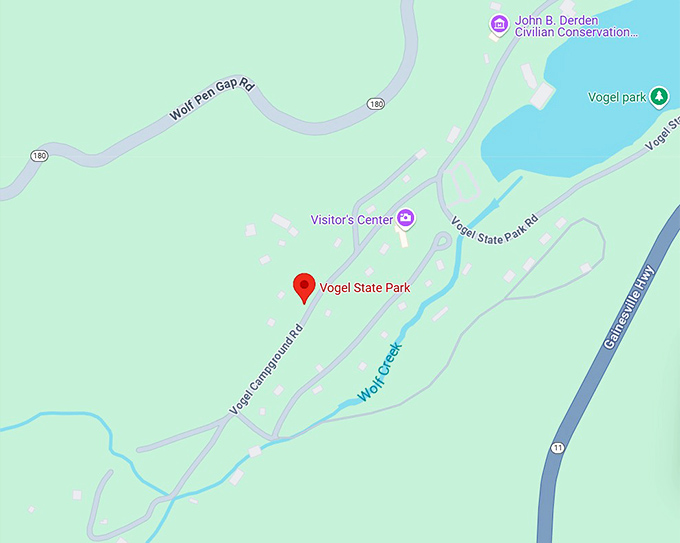 16. vogel state park map
