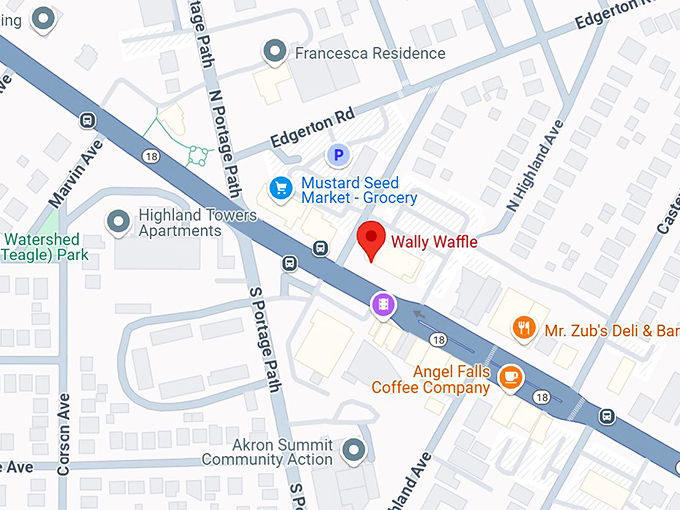 16. wally waffle map