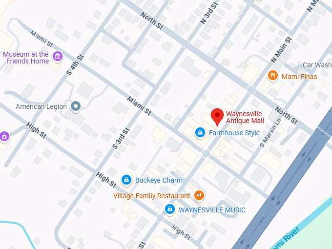 16. waynesville antique mall map