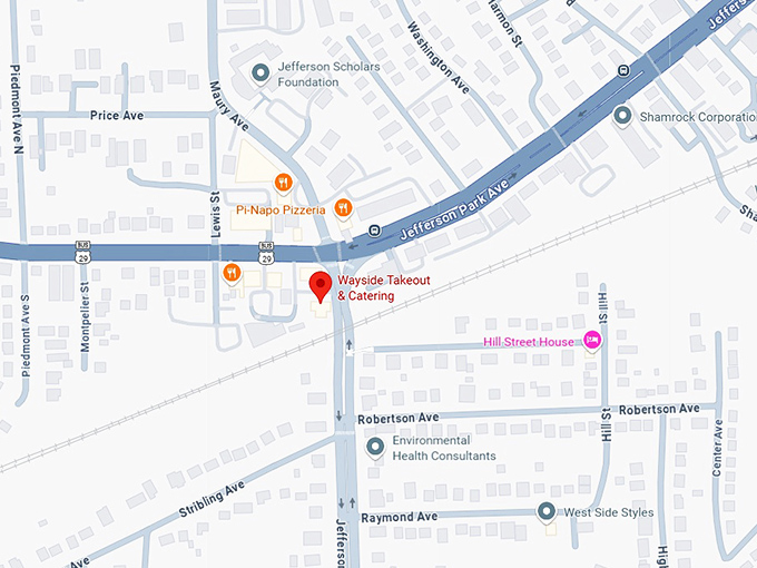 16. wayside takeout & catering map