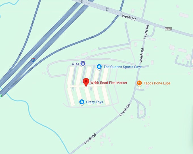16. webb road flea market map