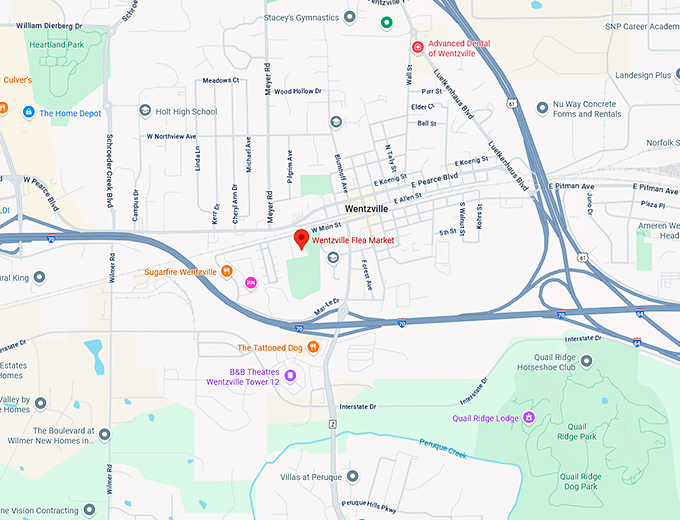 16. wentzville flea market map