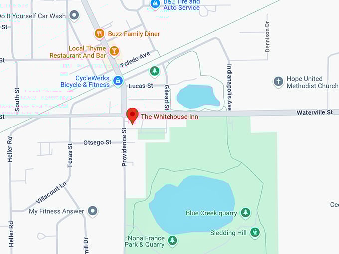 16. whitehouse inn map