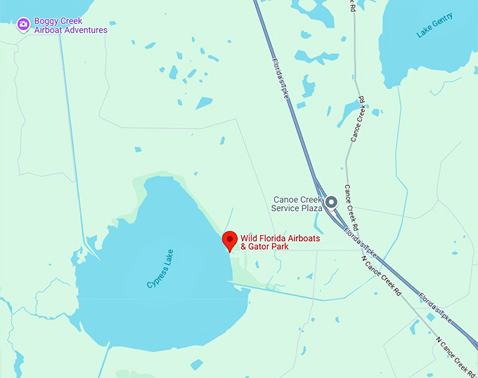 16. wild florida airboats & gator park map