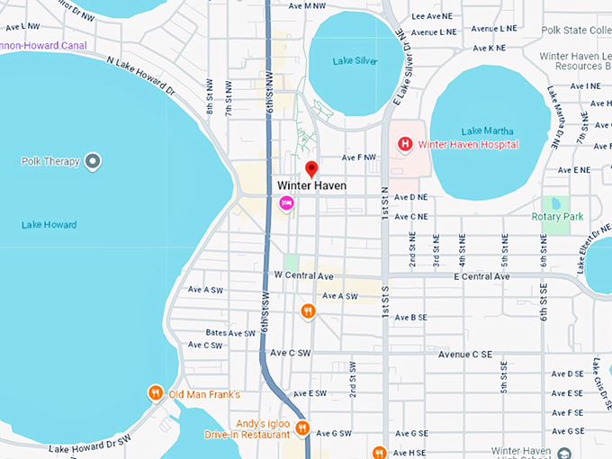 16. winter haven map