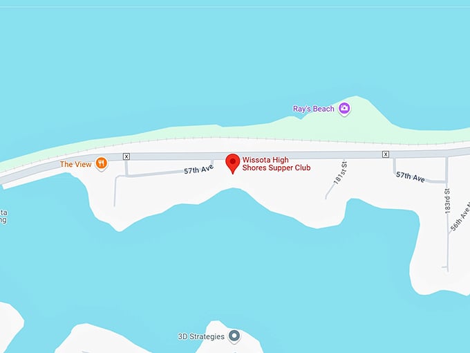 16. wissota high shores supper club map