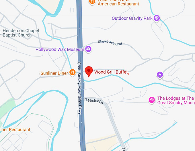 16. wood grill buffet map