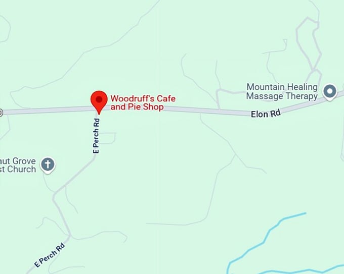 16. woodruff's cafe and pie shop map