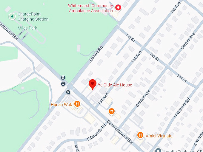 16. ye olde ale house map