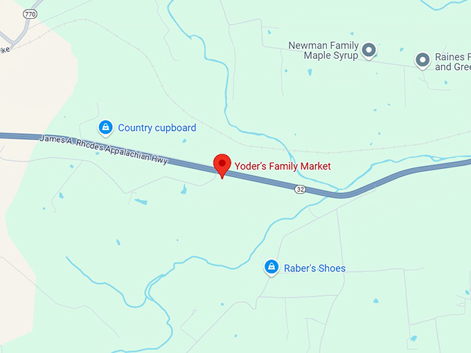 yoder&rsquo;s family market map