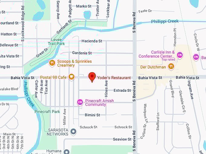 16. yoder's restaurant map